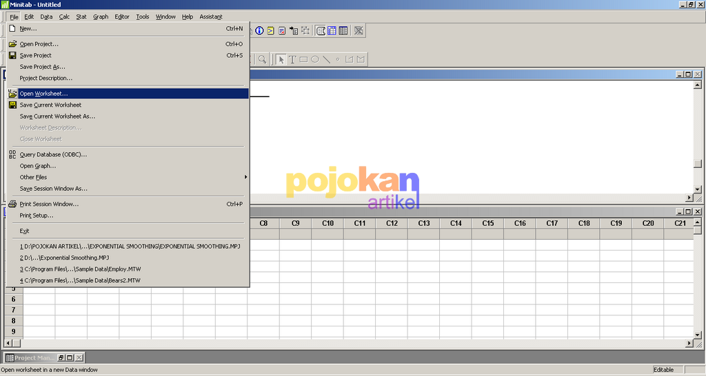 Tutorial : Time Series Plot (plot data deret waktu) - blog kibe