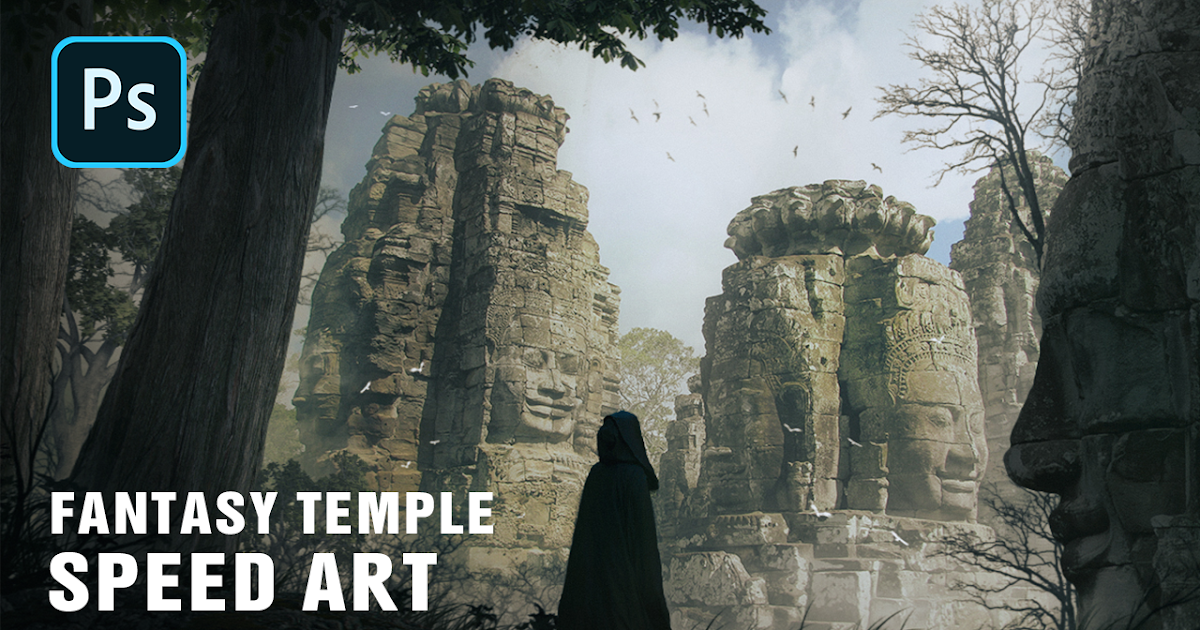 Fantasy Temple Photoshop Manipulation Cambo Creation