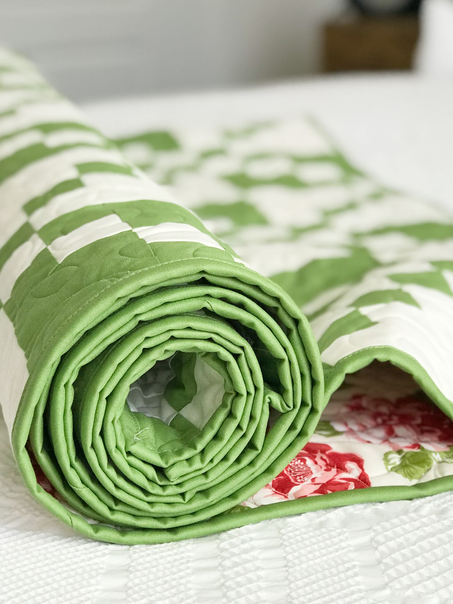 Kairle Oaks - Virgin River Quilt Co.: Double Dip : Double Four-patch Quilt