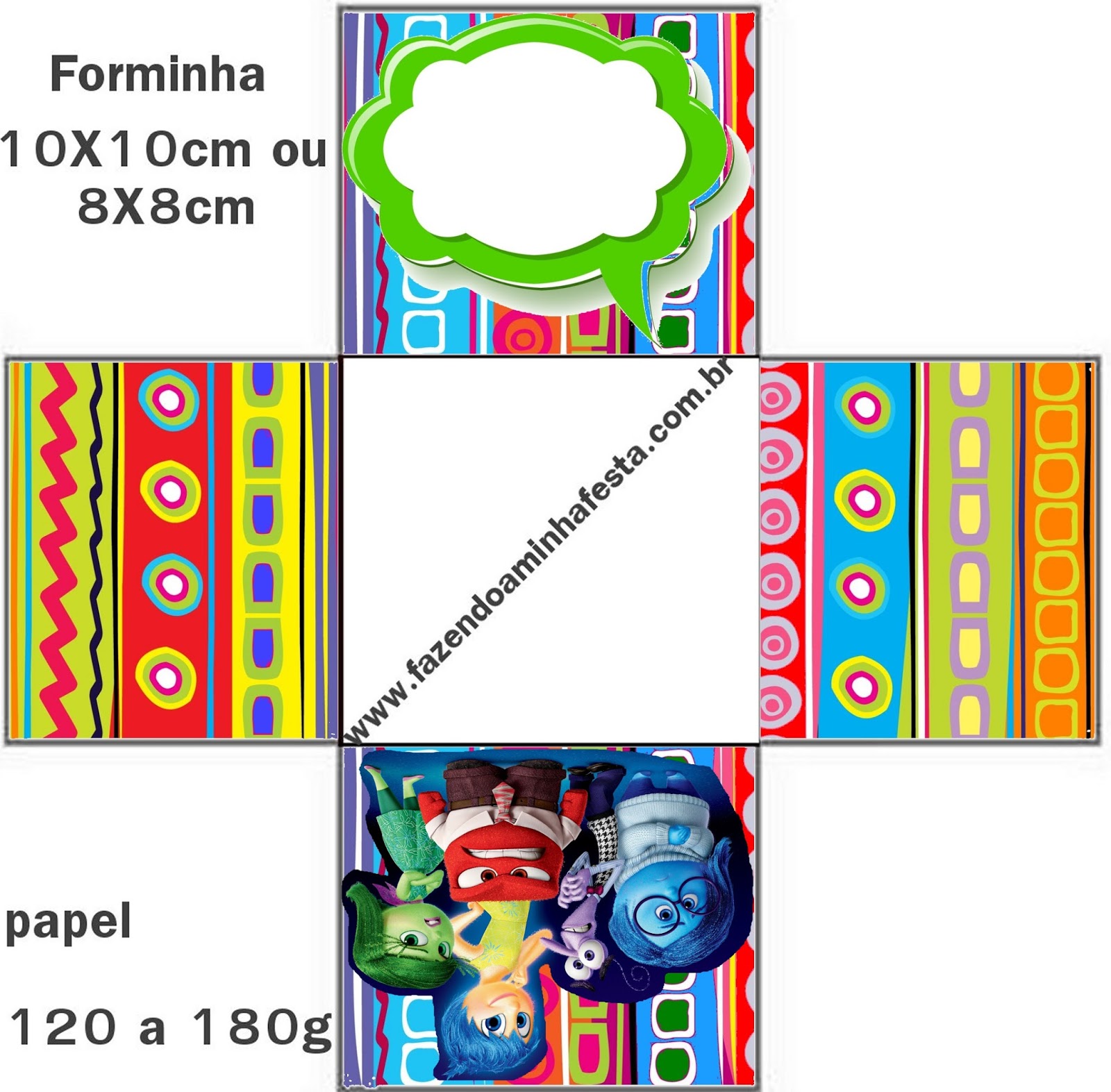 Birthday of Inside Out: Free Printable Boxes. - Oh My Fiesta! in english