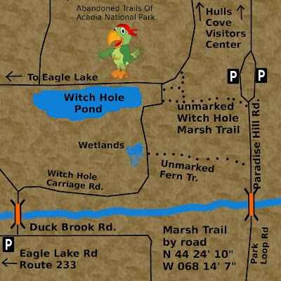 ABANDONED TRAILS OF ACADIA NATIONAL PARK: THE METEORITE OF WITCH HOLE POND