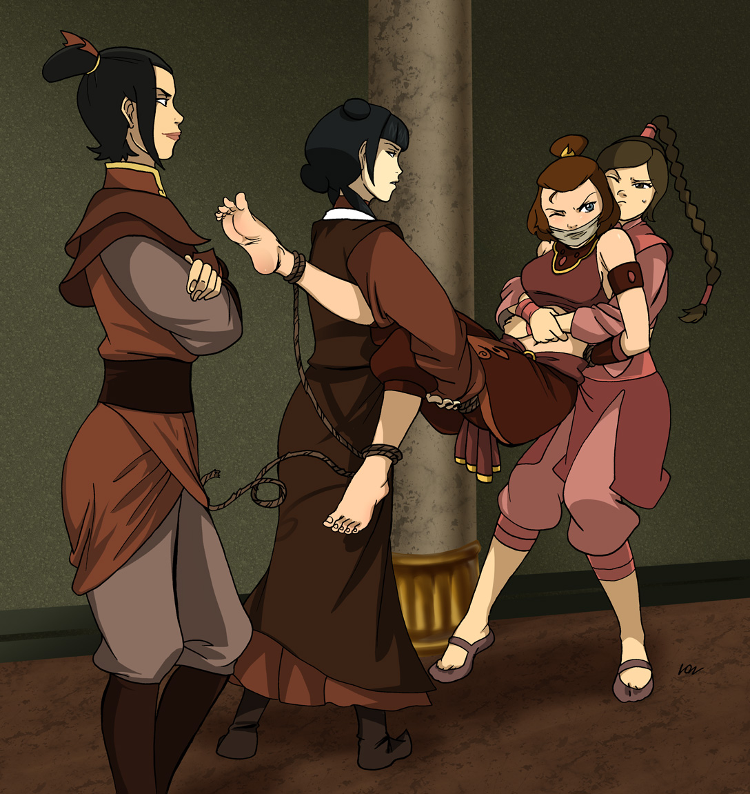 AVATAR THE LAST AIRBENDER: AZULA VS SUKI
