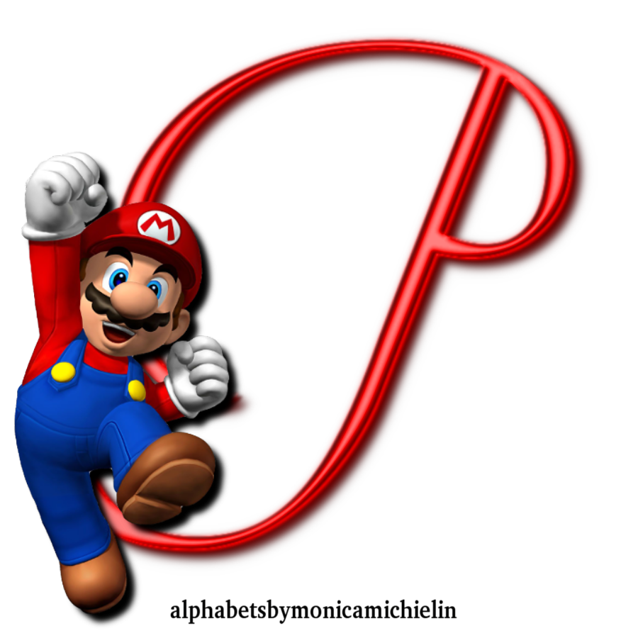 M. Michielin Alphabets: RED SUPERMARIO BROS ALPHABET PNG, #supermario ...
