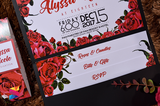 Red and Black Debut Invitation - Stunro CreativeWorks