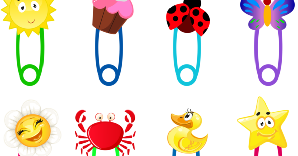 ® Gifs y Fondos Paz enla Tormenta ®: IMAGEN DE IMPERDIBLE PARA ROPA DE BEBÉ