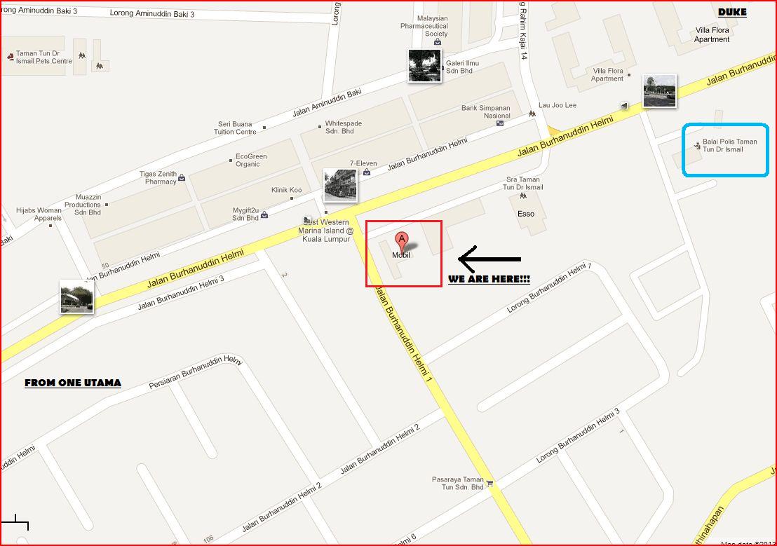 LED HOTSPOT in DAMANSARA: # map #location # WE ARE HERE! DAMANSARA TTDI