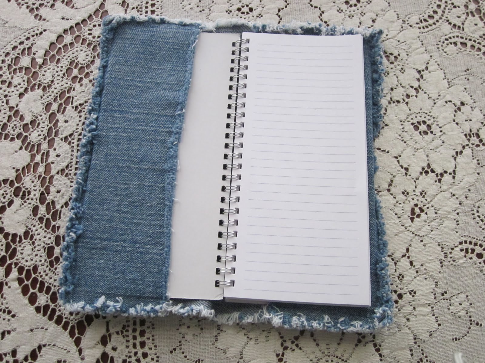 Blue Janes Bags: DIY Recycled Denim Notebook Cover