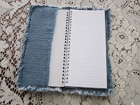 Blue Janes Bags: DIY Recycled Denim Notebook Cover