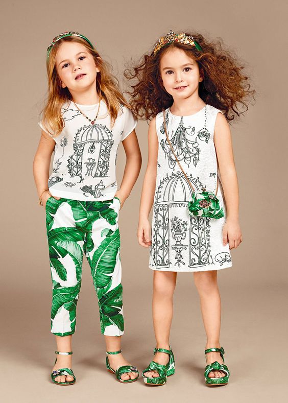 Children's dresses in cheerful colors Spring and Summer 2021