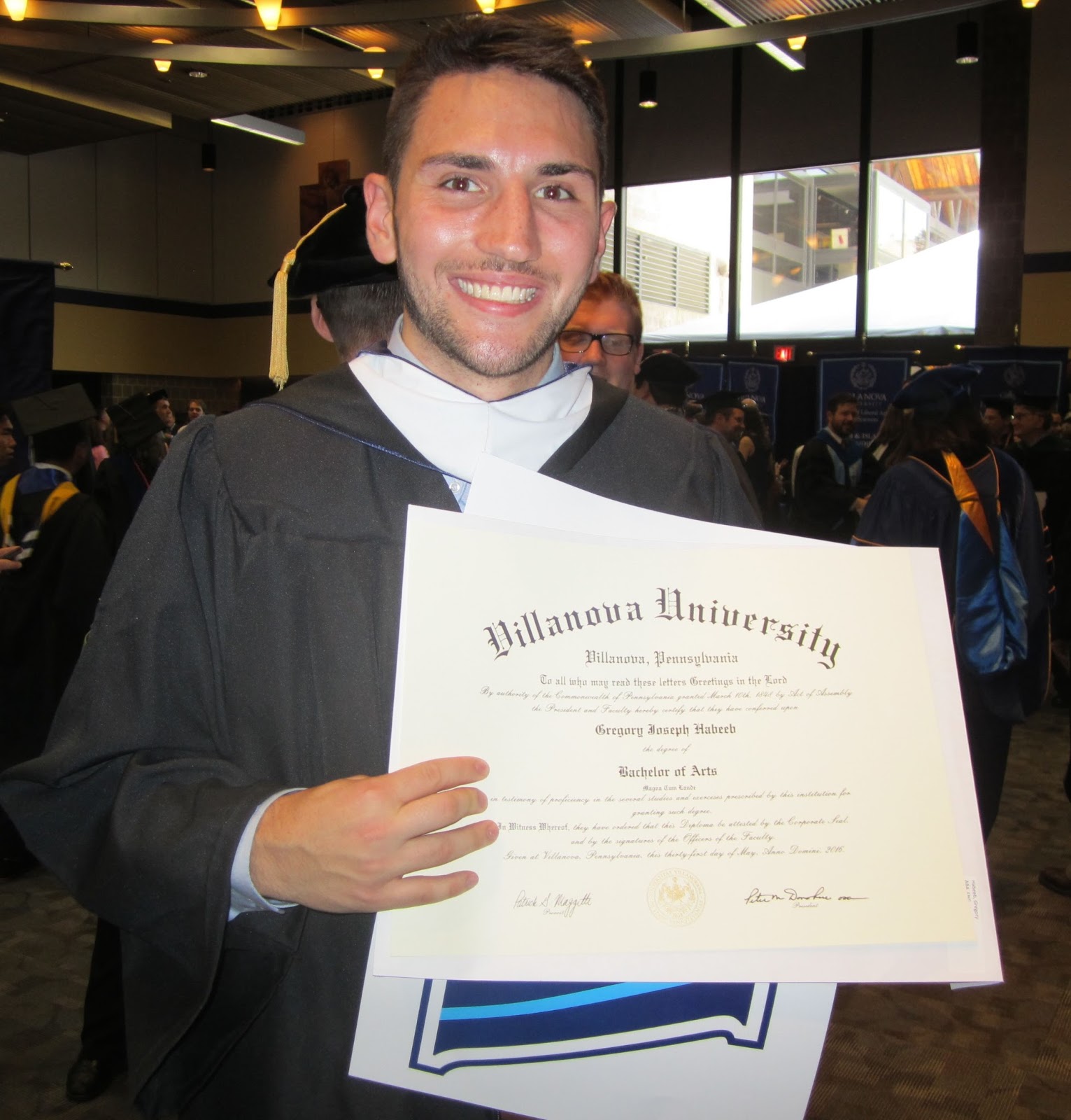 Villanova English: Graduation 2016