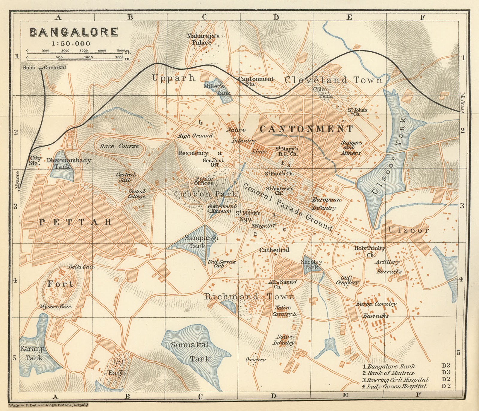 Mapping Resources For India: Baedeker's Maps 1914