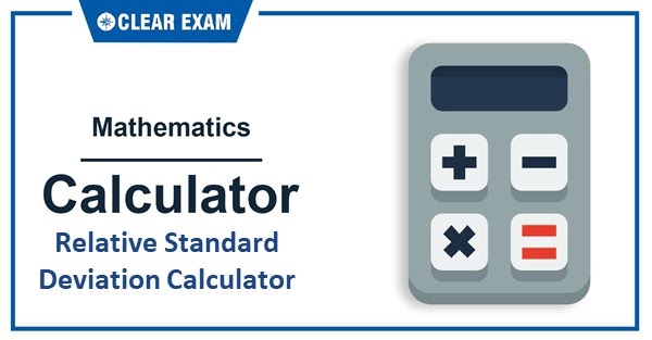 Relative Standard Deviation Calculator