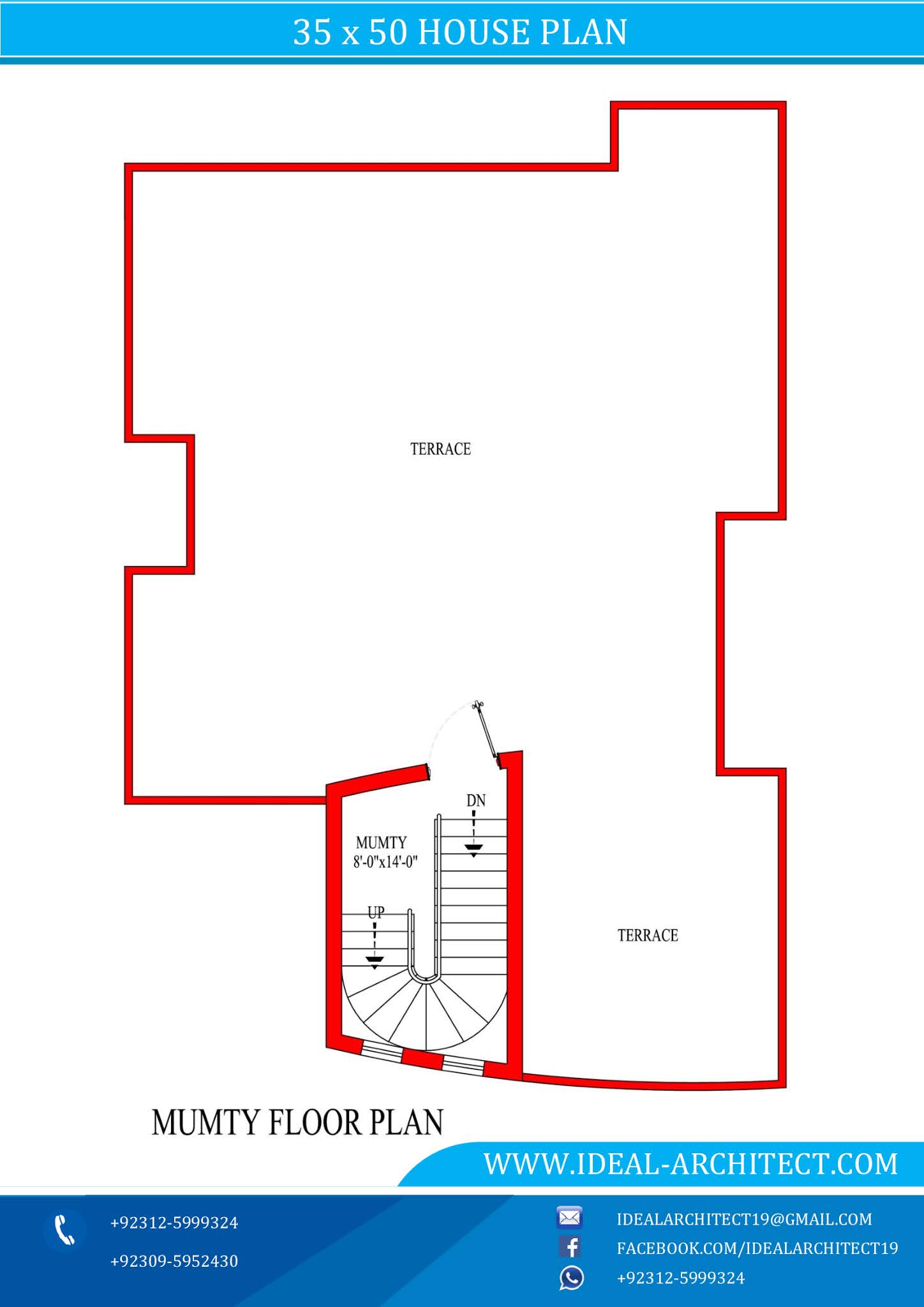 35x50 House Plan | 7 Marla House Plan