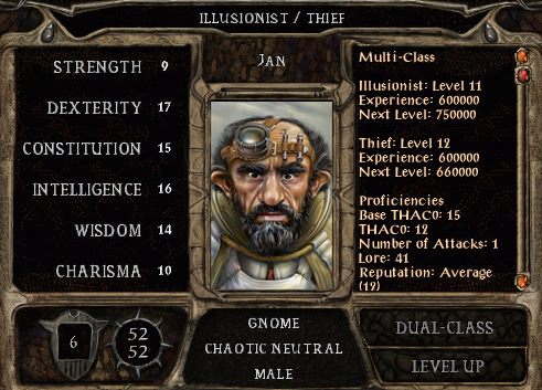 Best cRPGs: Jan Jansen, Baldur's Gate 2 BG2 Companion