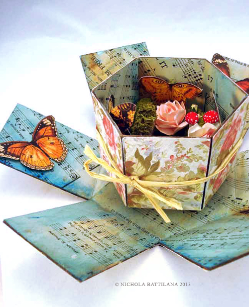 Pixie Hill: Exploding carousel box