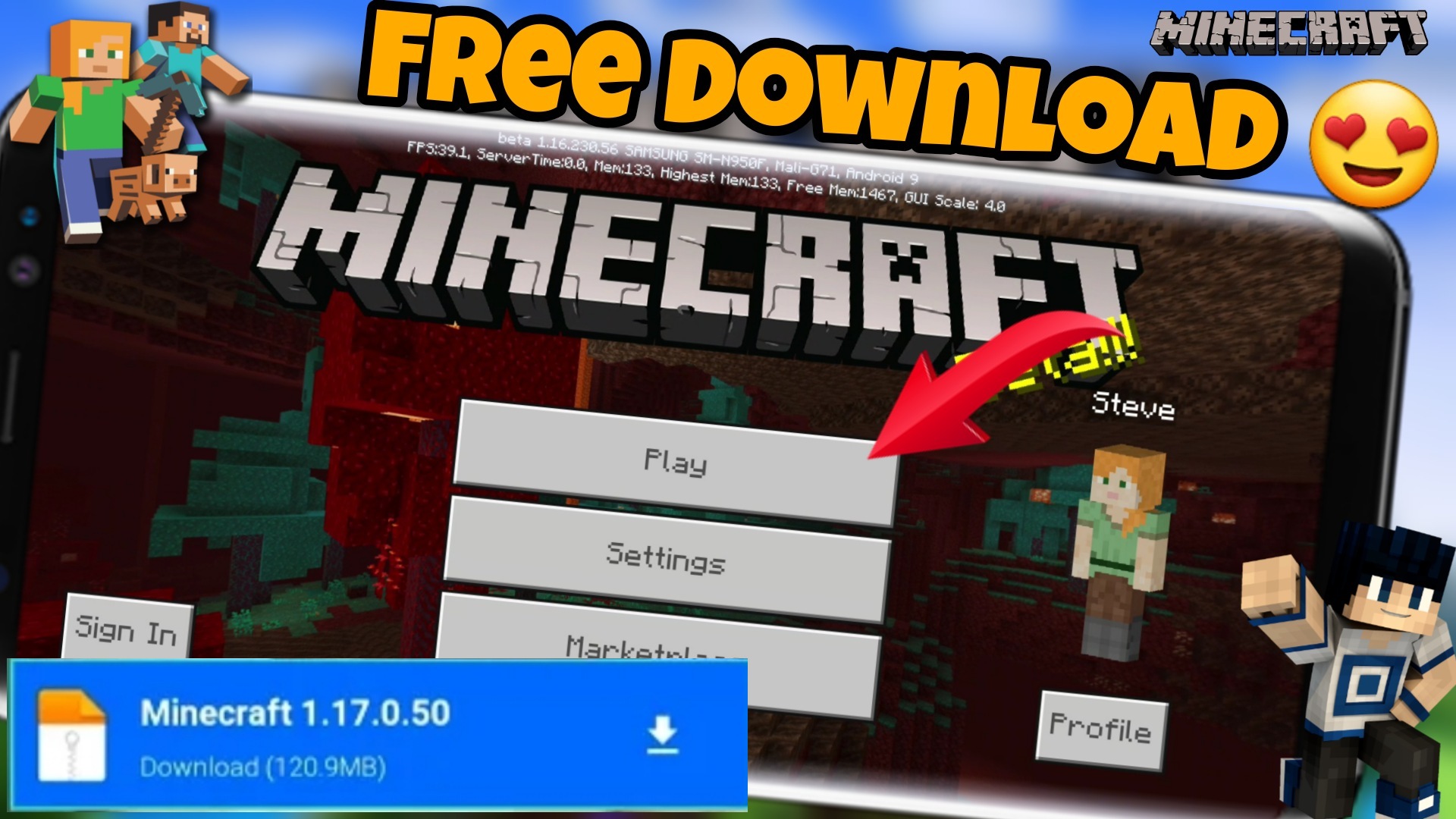 How to download minecraft pe 1.17.0.50 in android | Minecraft Latest ...