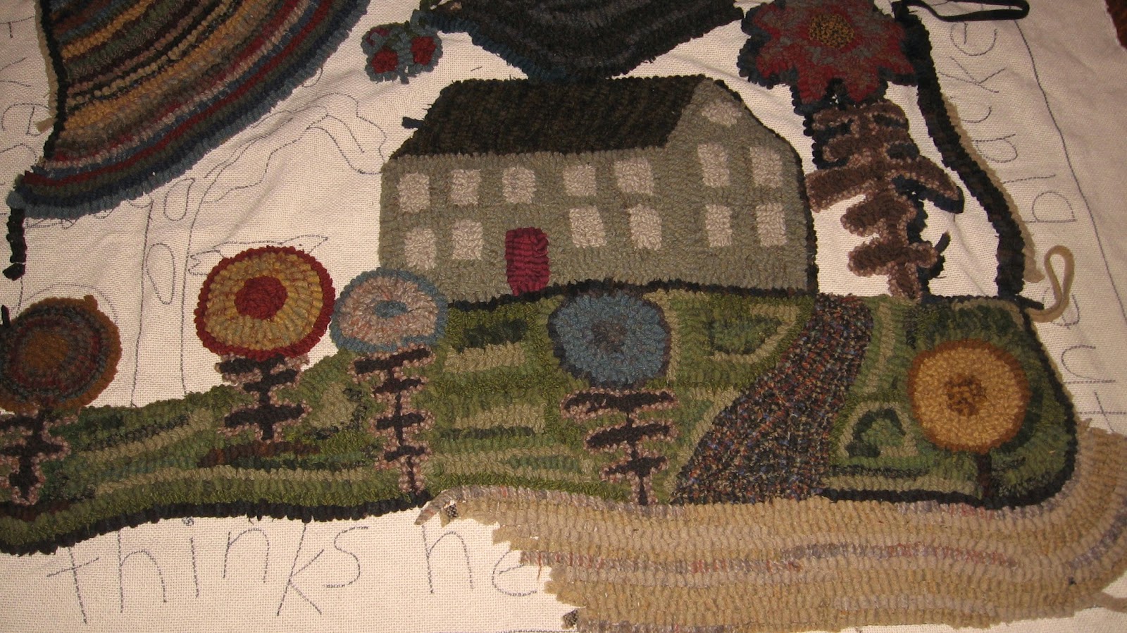 Country Freckles: Wool and patterns from Red Barn Rugs