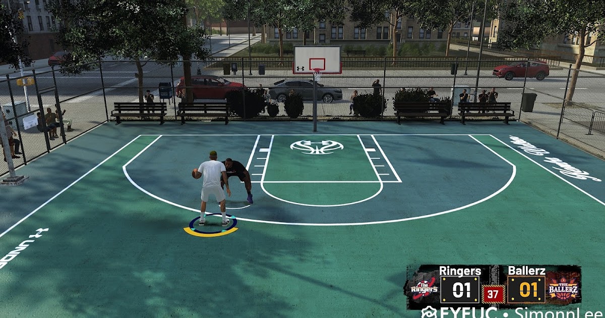Streetball Stadium Sack Wern Houses Court Fix v1.1 By SimonLee [FOR 2K20]