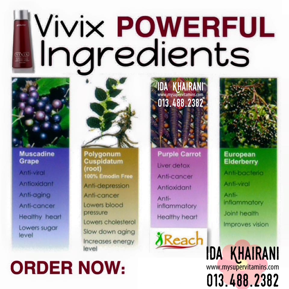 Apa itu Vivix Shaklee? Apa kelebihan dan Fungsi Vivix Shaklee untuk ...