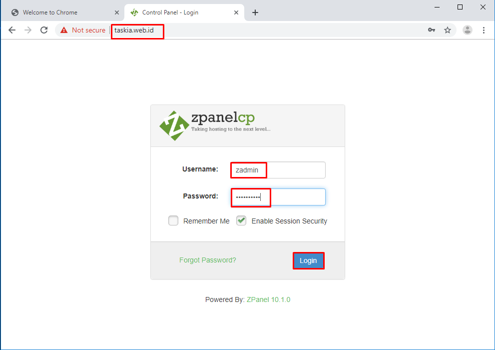 Konfigurasi Control Panel Hosting ~ NETWORK CLASS