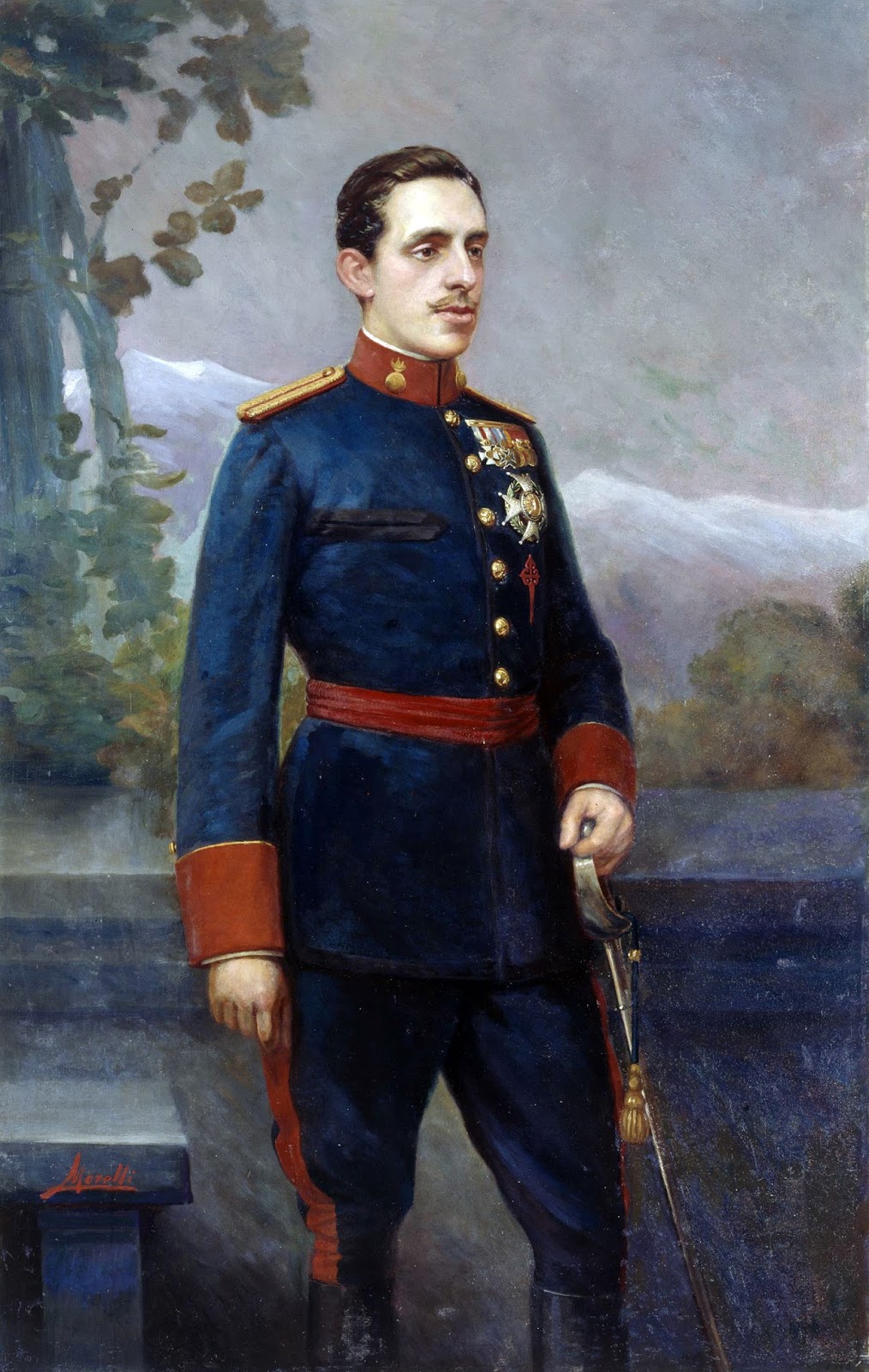 ALFONSO XIII RETRATADO: Victor Morelli Sánchez-Gil