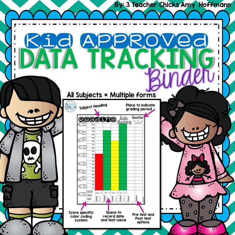 3 Teacher Chicks: Data Tracking Binder FREEBIE!