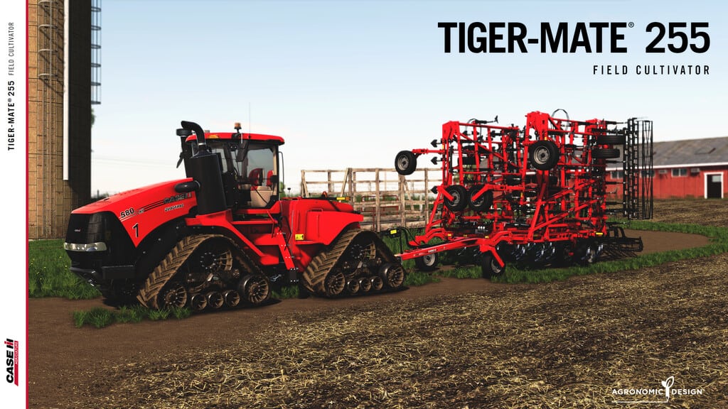 FS19 Case IH Tiger-Mate 255 Field Cultivator v1.2 - FS 19 & 22 USA Mods ...