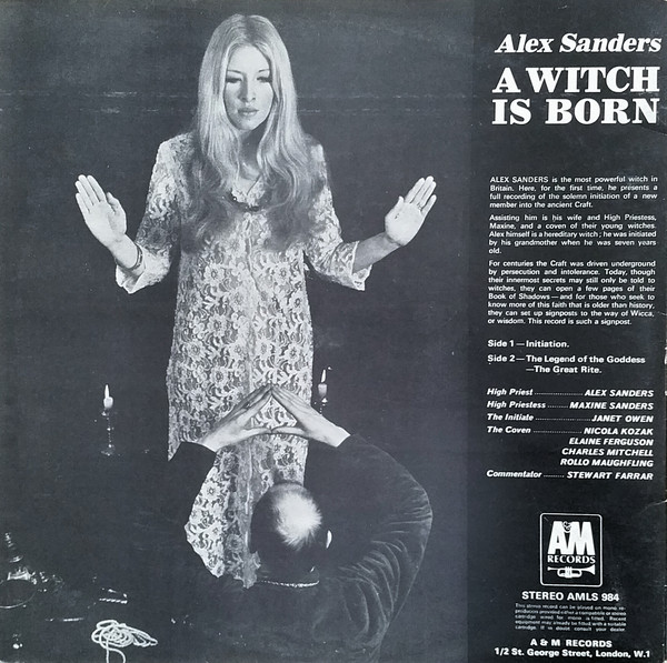 Die or D.I.Y.?: Alex Sanders ‎– "A Witch Is Born" (A&M Records ‎– AMLS ...