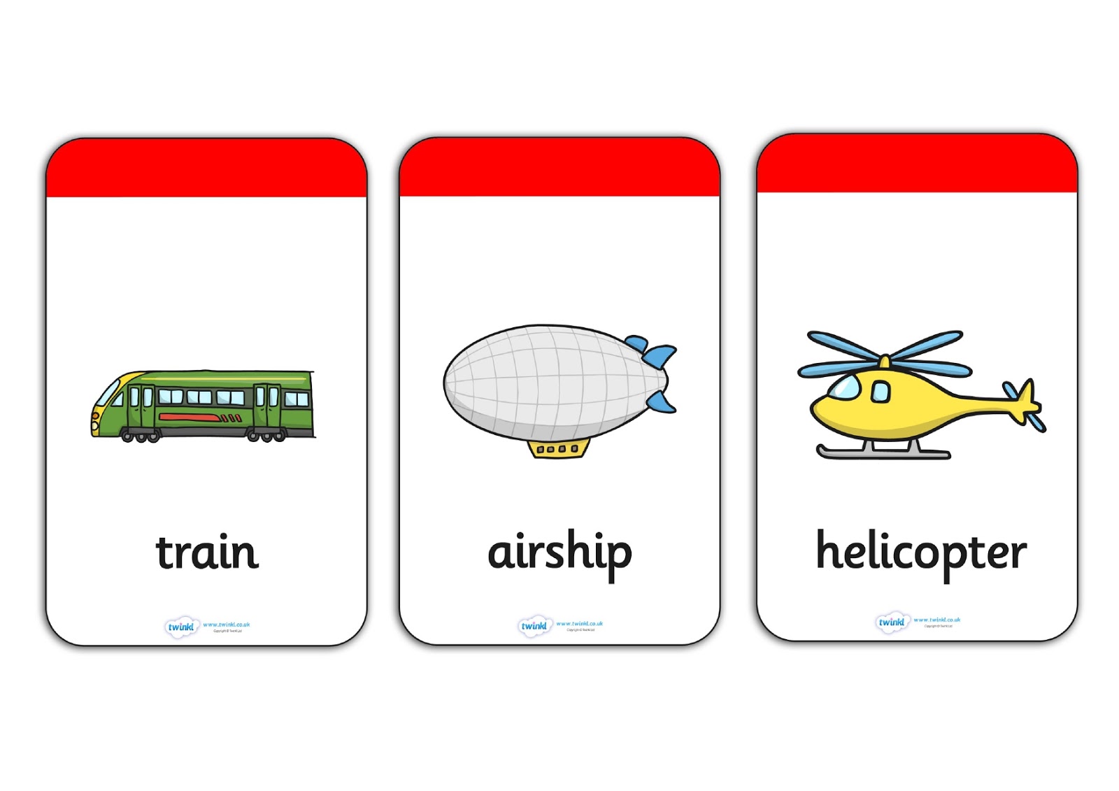 English Time!: Transportation vocabulary