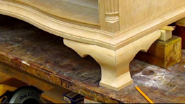 David Boeff Furniture Maker: Making the Ogee Bracket Feet Part 1 ...