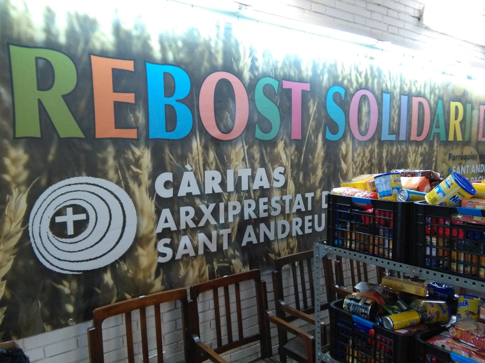 LA NOSTRA PASTORAL: Visita al Rebost de Sant Andreu