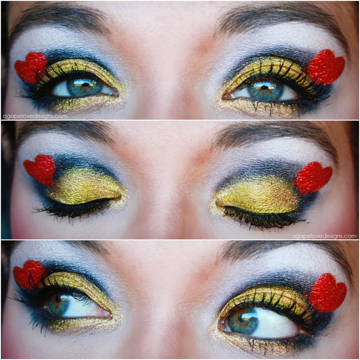 Queen Of Hearts Eye Makeup