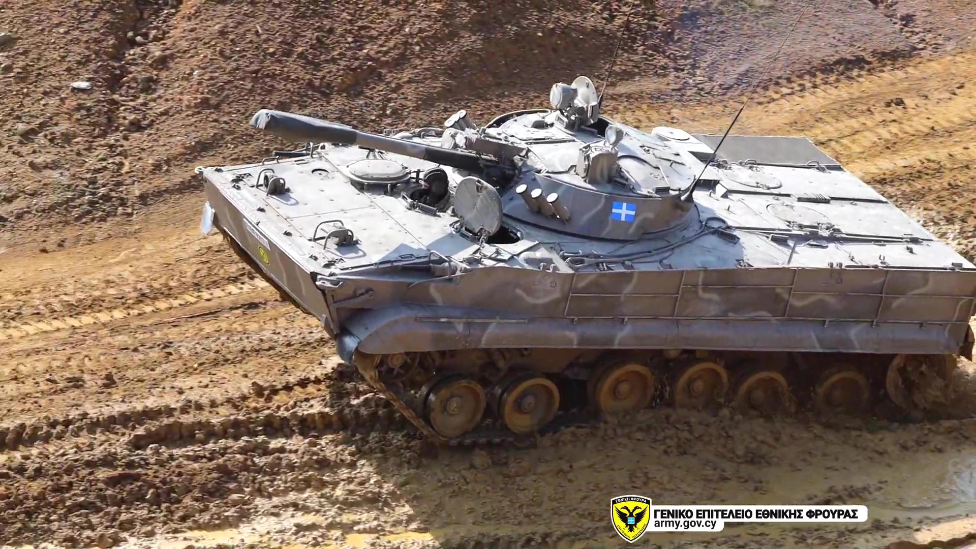 The Dead District: Cyprus National Guard armored units at the fire ...