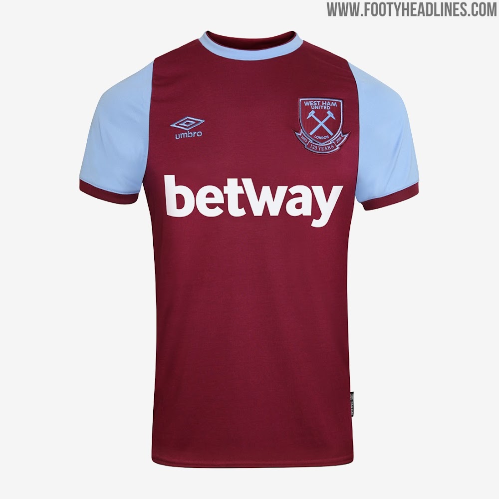 West Ham 20-21 Home Kit Revealed - 125th Anniversary - Footy Headlines