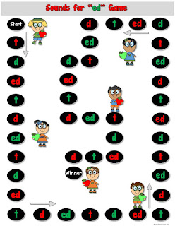 FREE Sounds for -ed (t-d-ed) Activity | Teacher's Take-Out