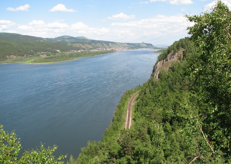 Universe Beauty: Yenisei River