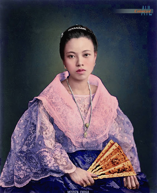 Colors for a Bygone Era: Colorized photos of Filipina beauties in the ...