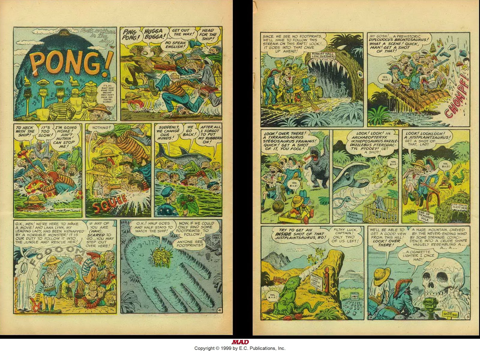 Chicken Fat: SUNDAY FUNNIES! MAD'S PING PONG issuer #6