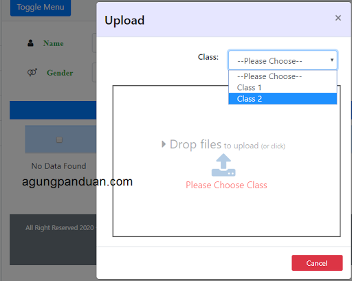 Cara Upload Drag and Drop File Excel Menggunakan Bootstrap di ASP. MVC - AGUNG TUTORIAL