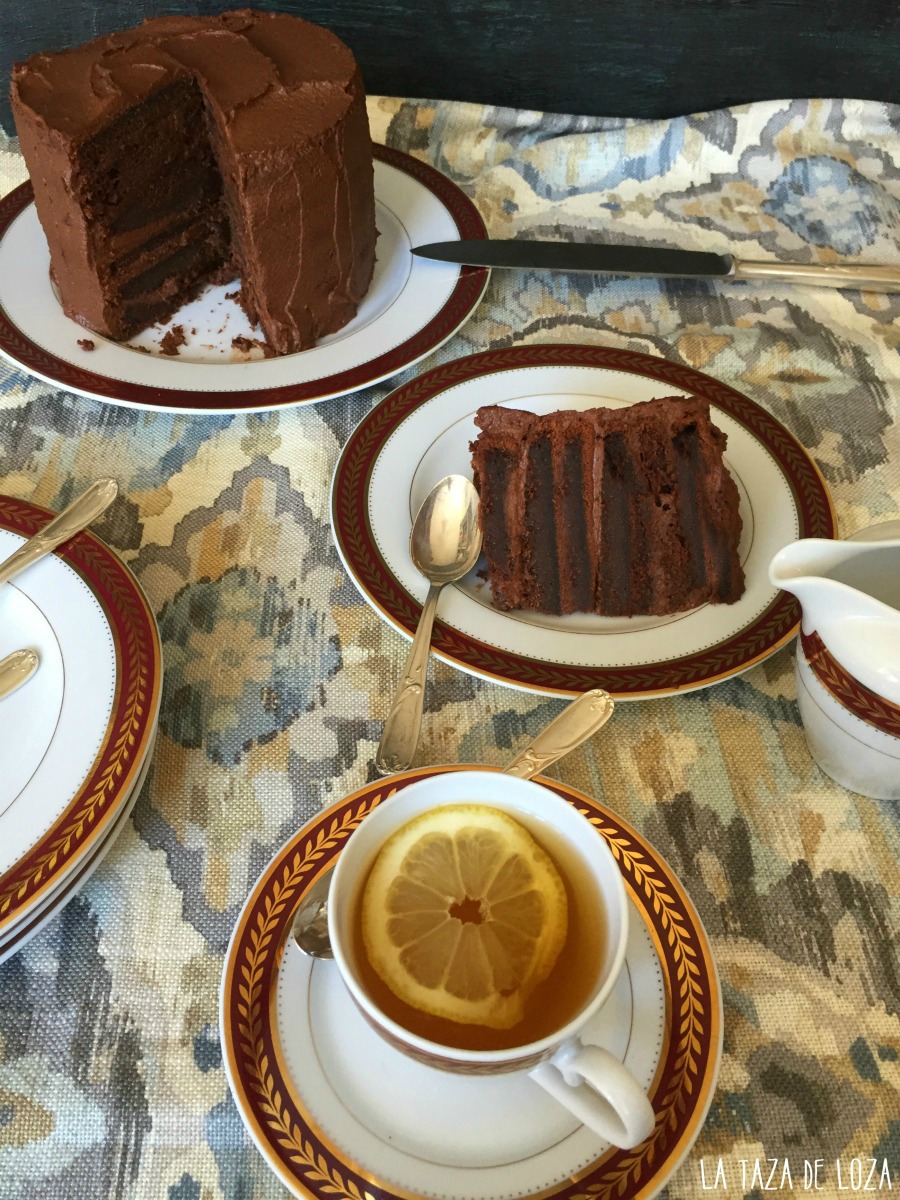 Tarta del diablo o Devil´s food cake | La Taza de Loza