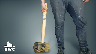 scrap wood city: How to make a big wooden mallet