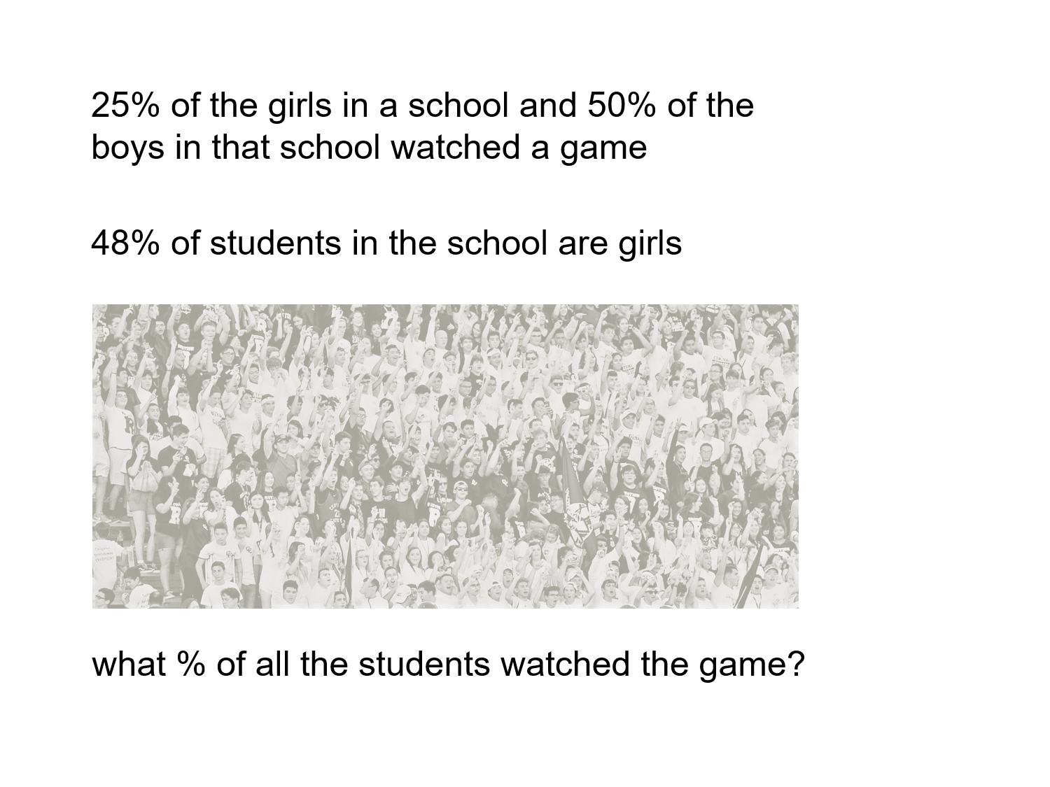 MEDIAN Don Steward mathematics teaching: percentage problems