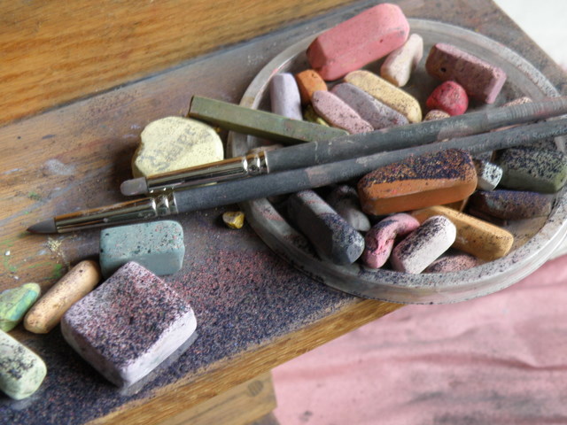 Sarah Peroutka Studio: Cleaning pastels