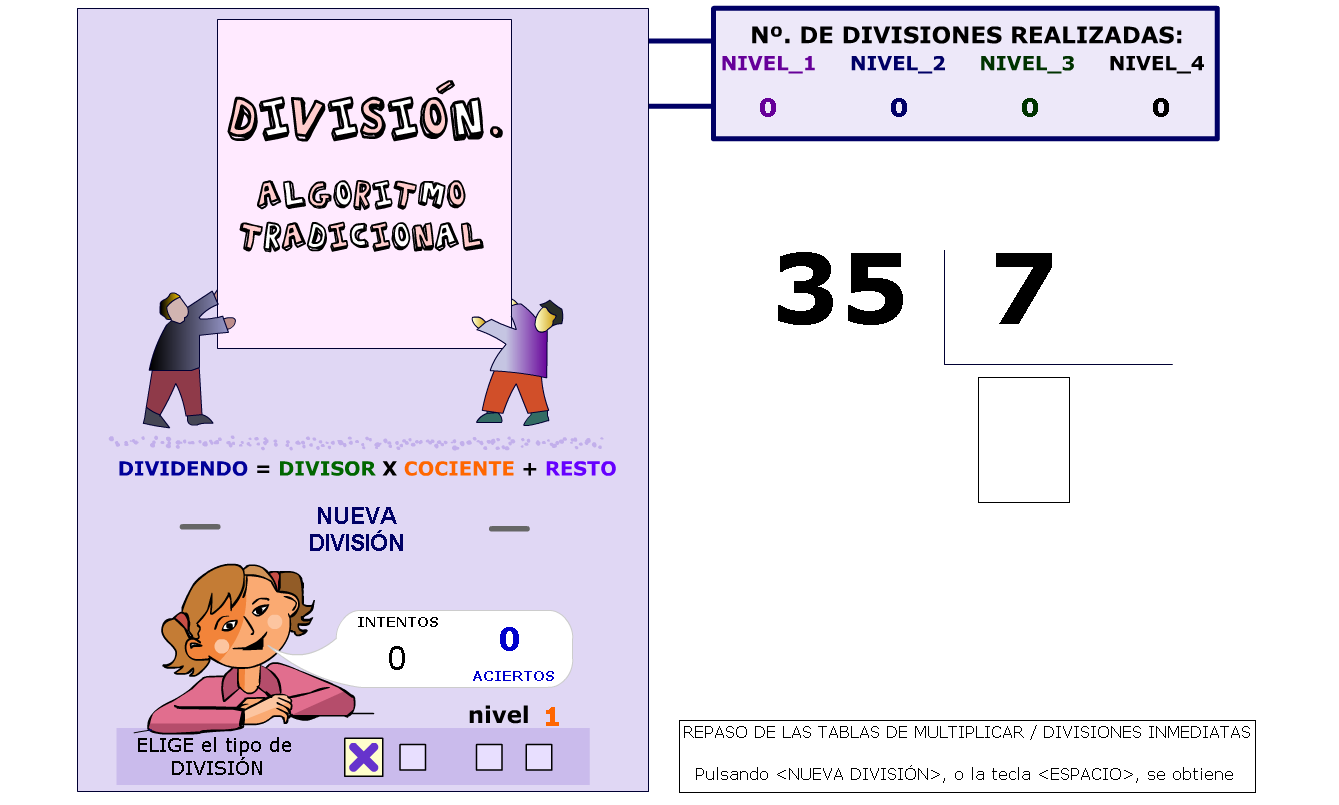 Tercero de Primaria: MATEMÁTICAS. UNIDAD 5. LA DIVISIÓN