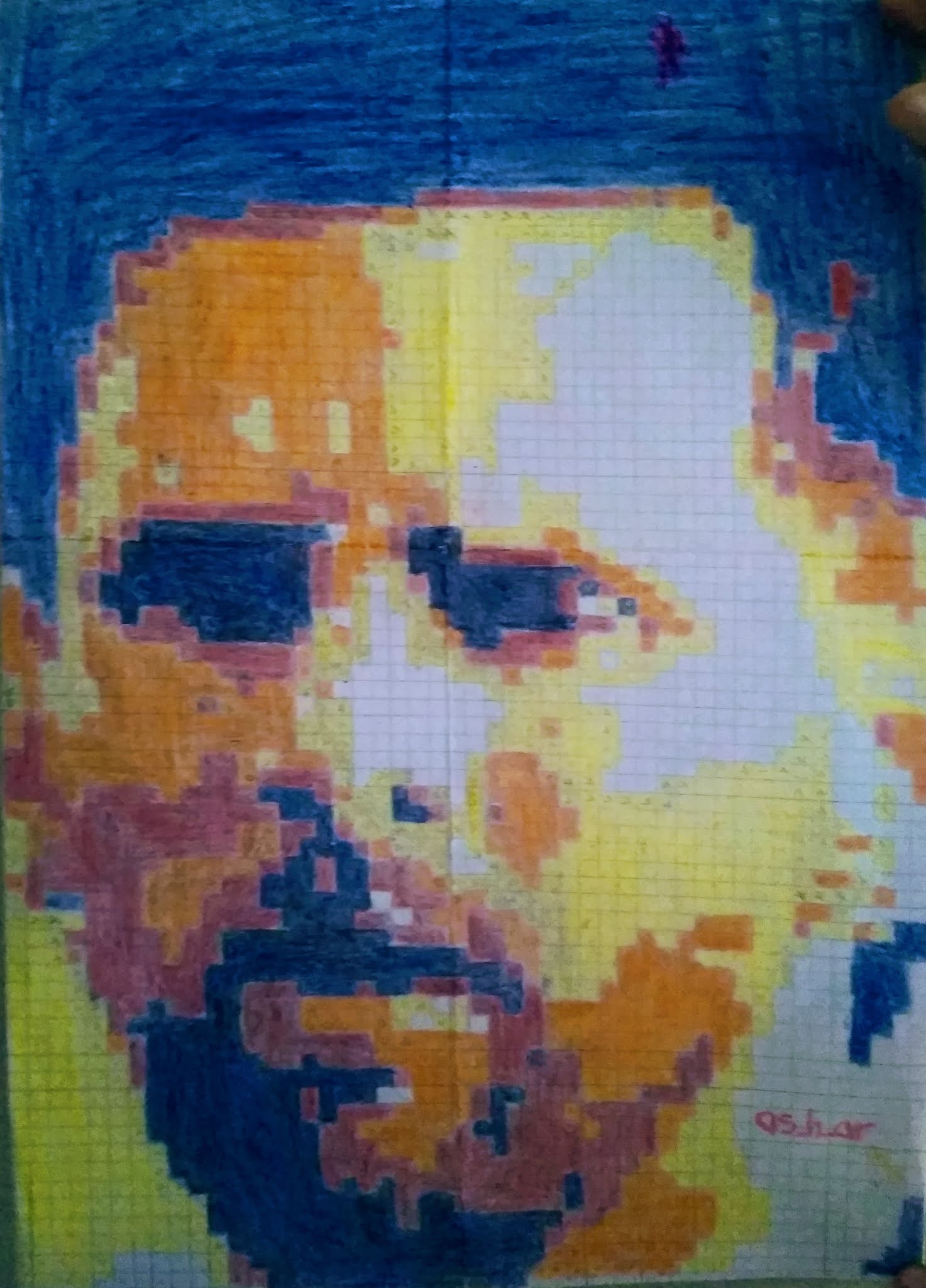 Messi pixel art