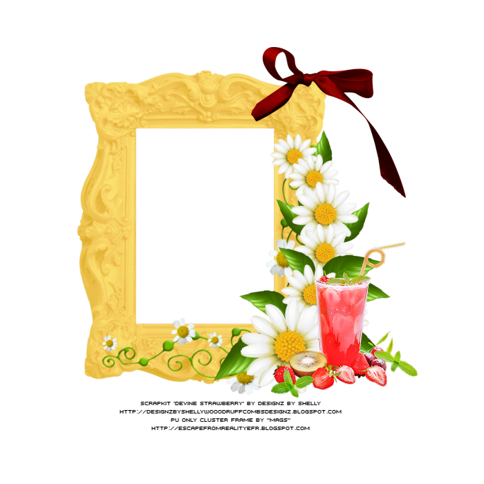 Escape From Reality Blog: Cluster Frames "Devine Strawberry" DBS - PU Only