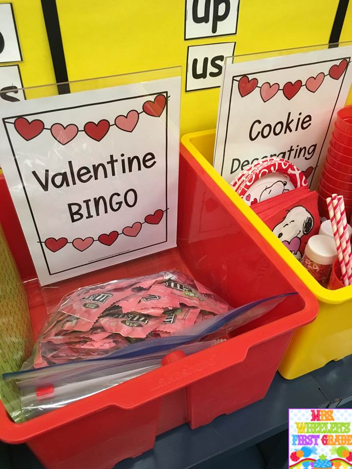 Mrs. Wheeler's First Grade Tidbits: Valentine's Day Party Pack