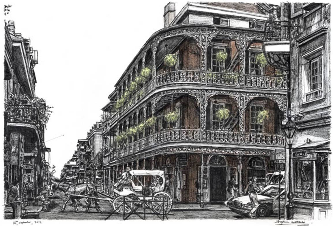 Stephen Wiltshire - The Big Easy | Stephen wiltshire, Usa drawing, New ...