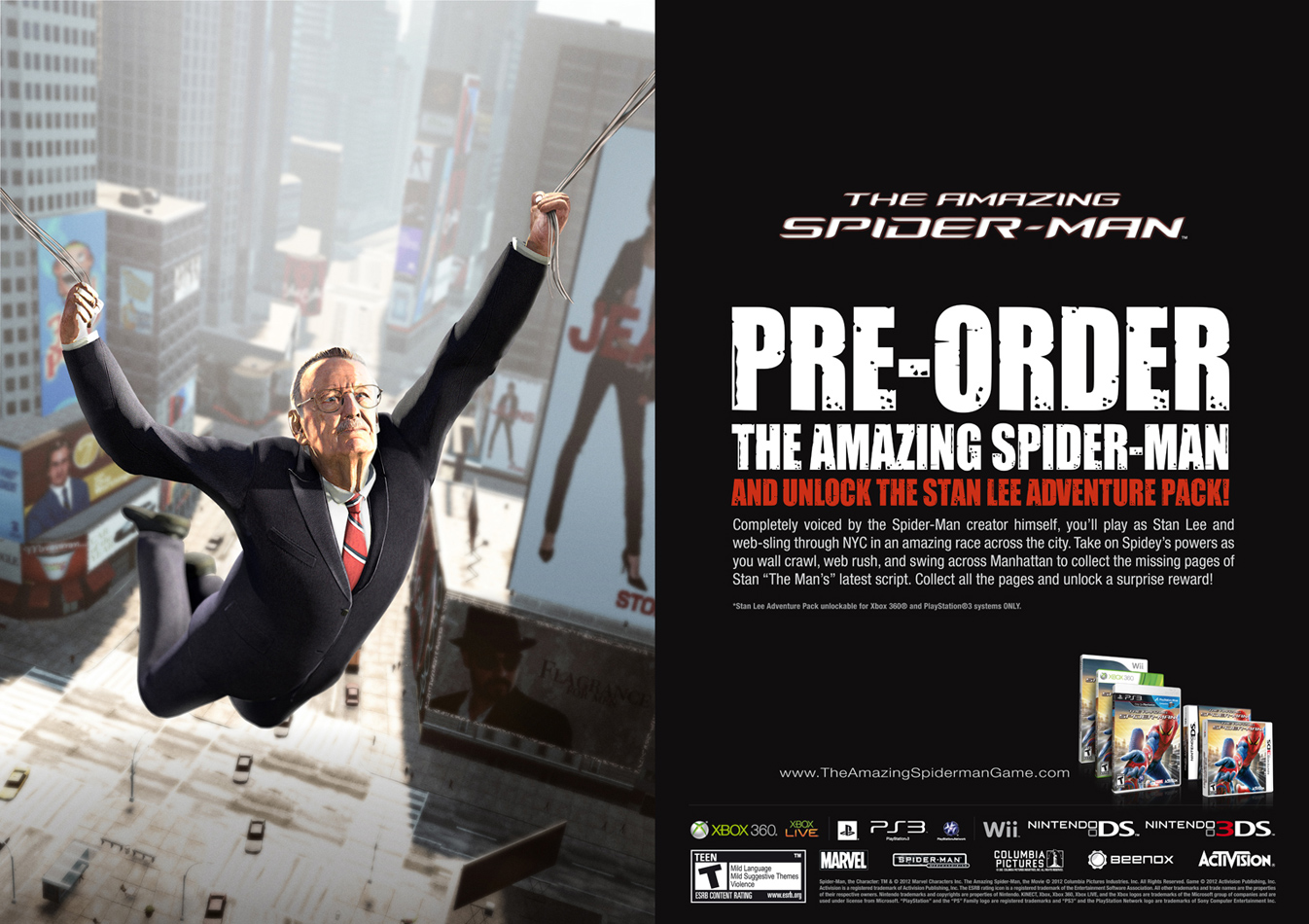 Critica de videojuegos: Amazing Spider Man: Stan Lee DLC