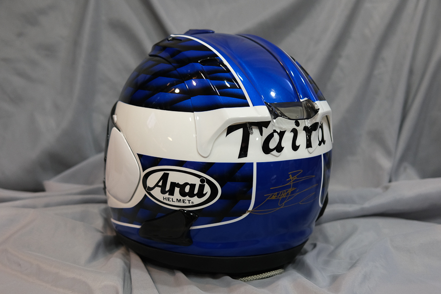 Racing Helmets Garage: Arai RX-7X (RX-7V) "Taira" by Yuhiro&M Designs